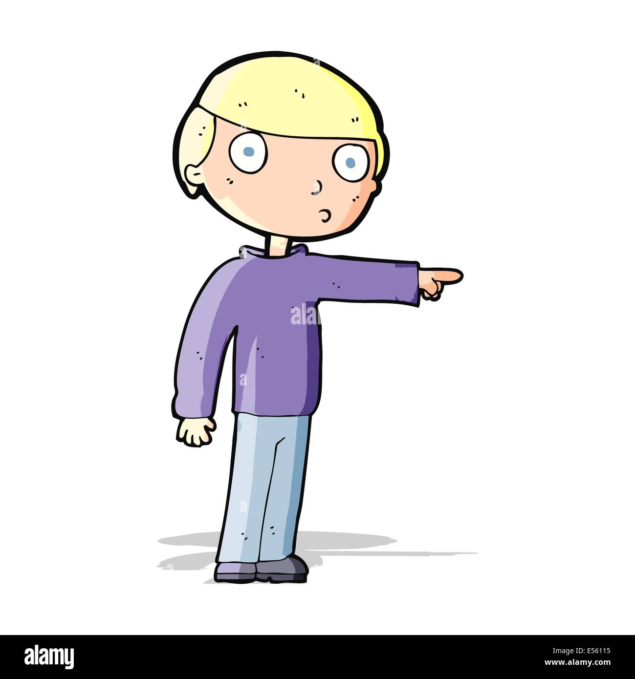 cartoon man pointing Stock Vector Image & Art - Alamy