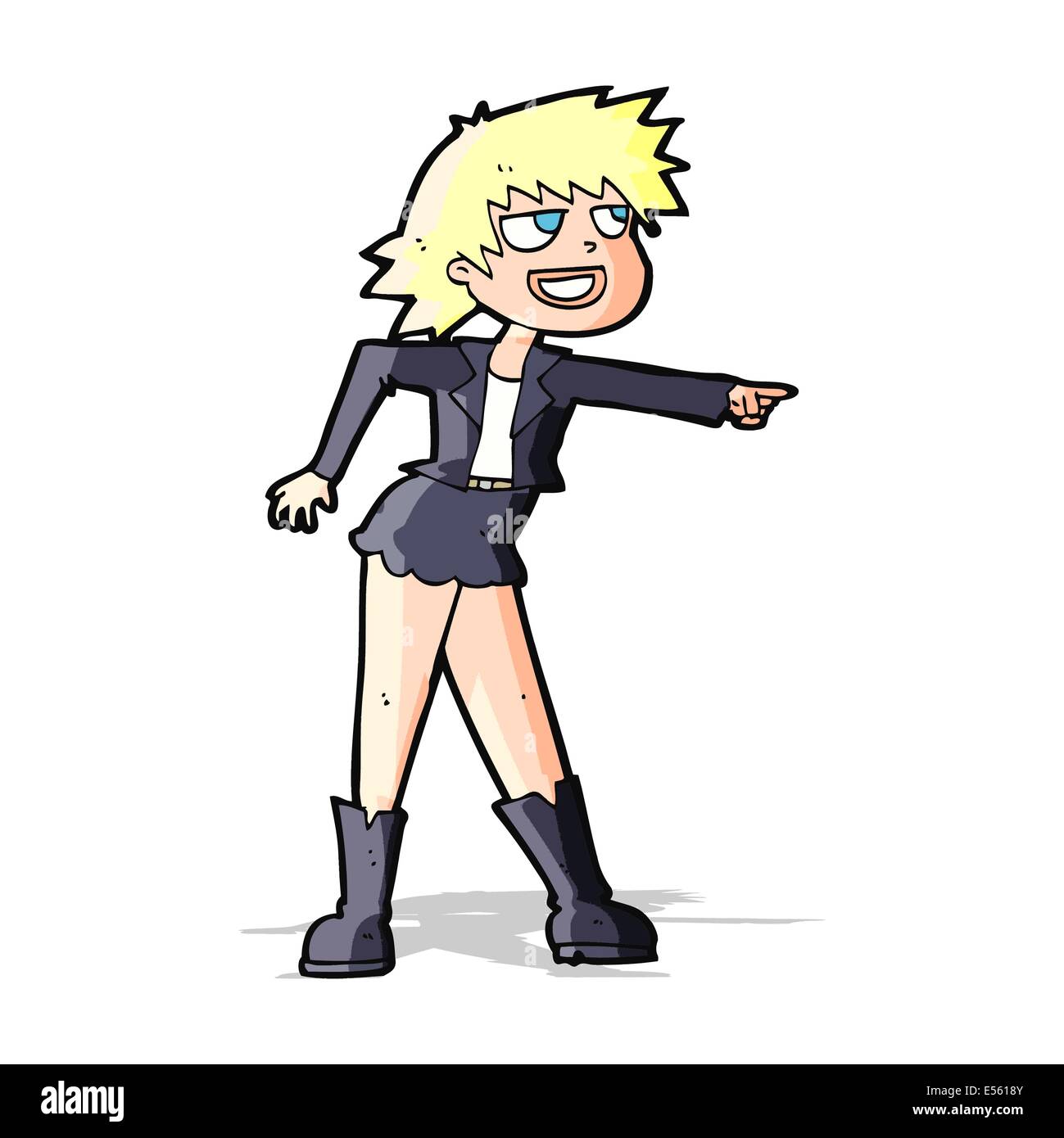 Woman crazy mean Stock Vector Images - Alamy