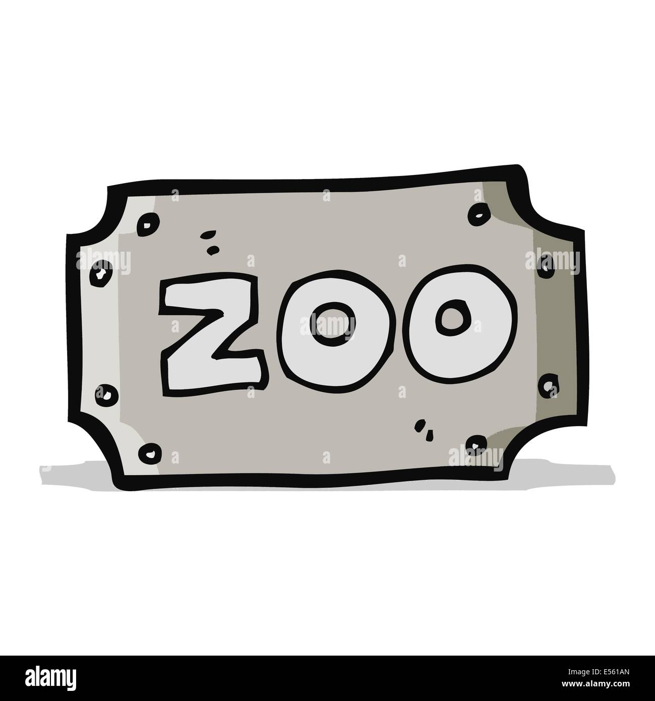 cartoon zoo sign Stock Vector Image & Art - Alamy