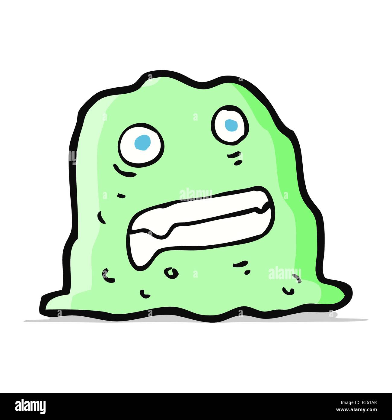 Cartoon slime creature Cut Out Stock Images & Pictures - Alamy