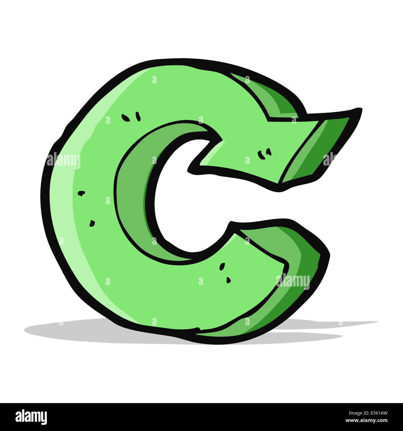 cartoon recycling symbol Stock Vector Image & Art - Alamy