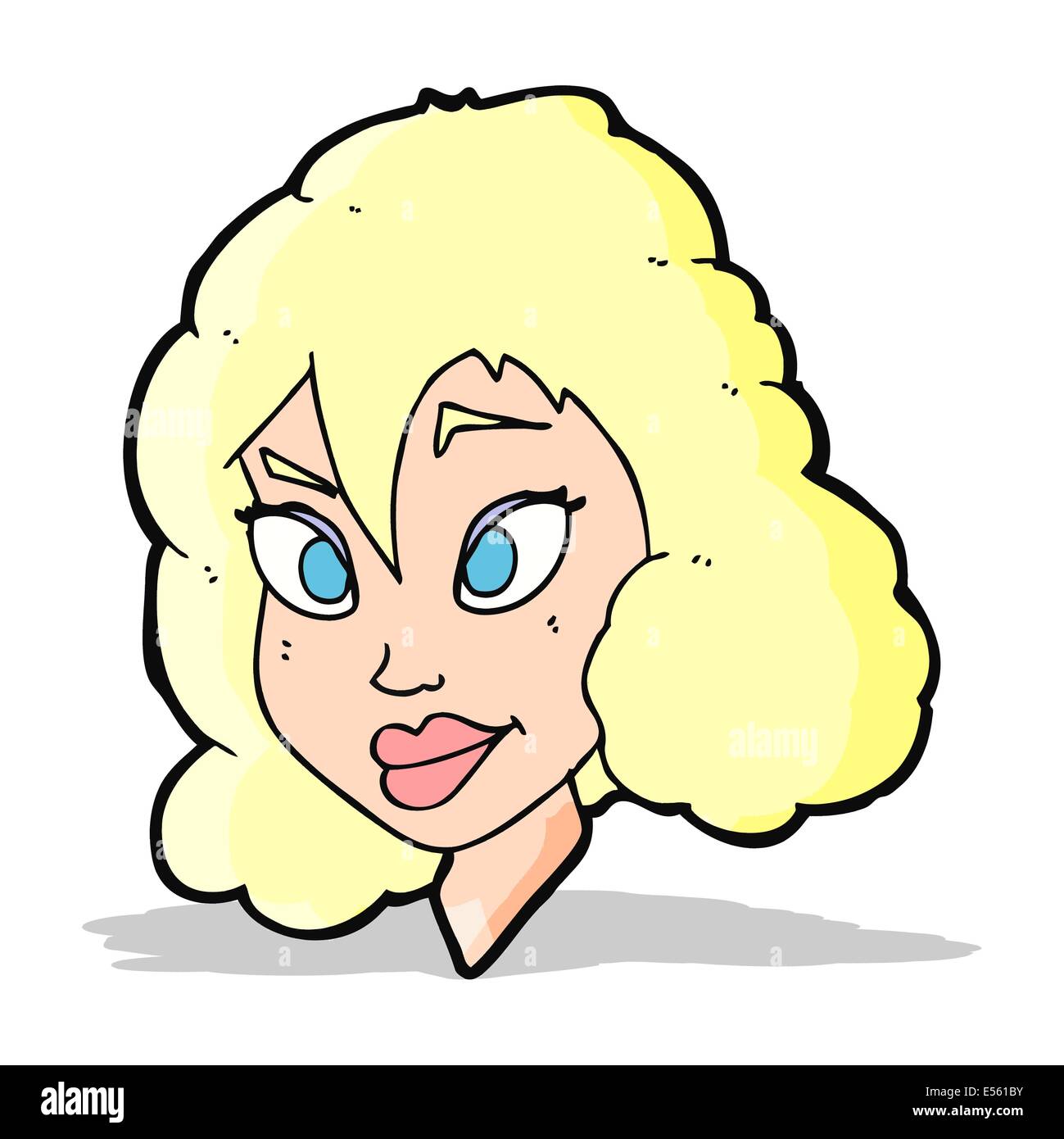 cartoon pretty woman Stock Vector Image & Art - Alamy
