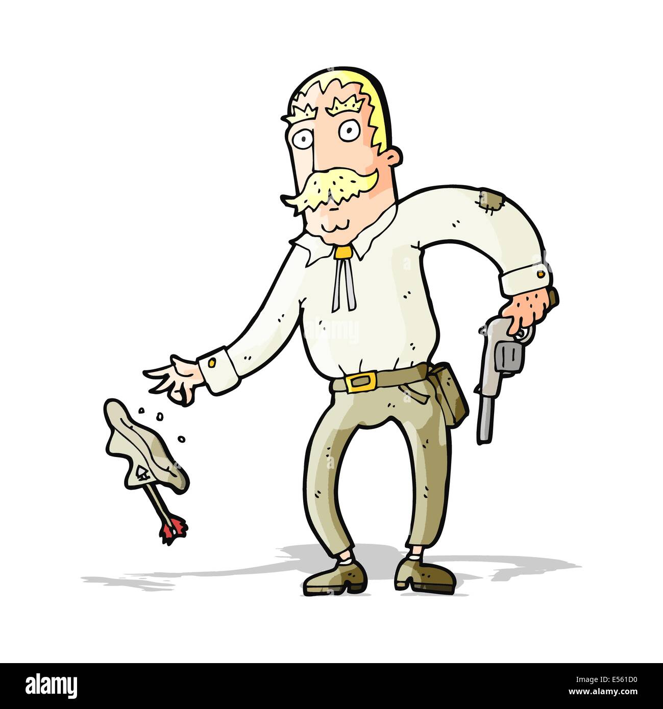 cartoon wild west cowboy Stock Vector Image & Art - Alamy