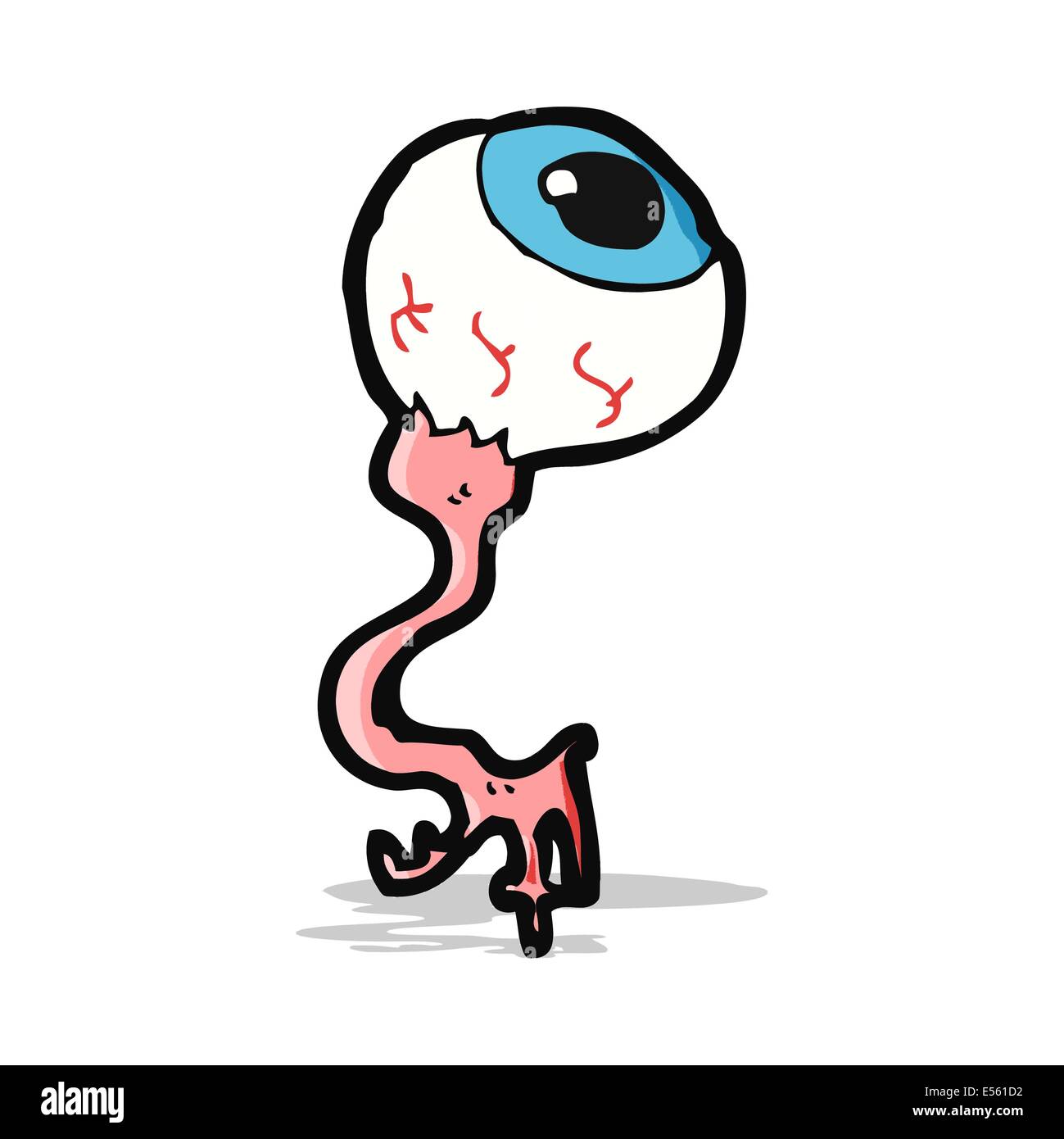 cartoon gross eyeball Stock Vector Image & Art - Alamy