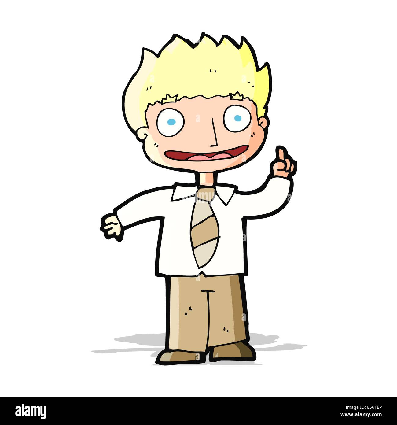 cartoon man with idea Stock Vector Image & Art - Alamy