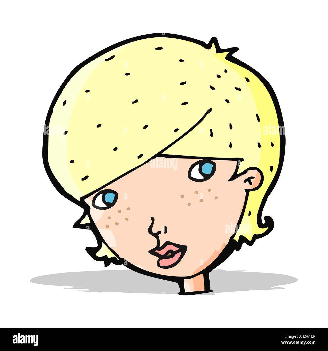 cartoon friendly woman Stock Vector Image & Art - Alamy