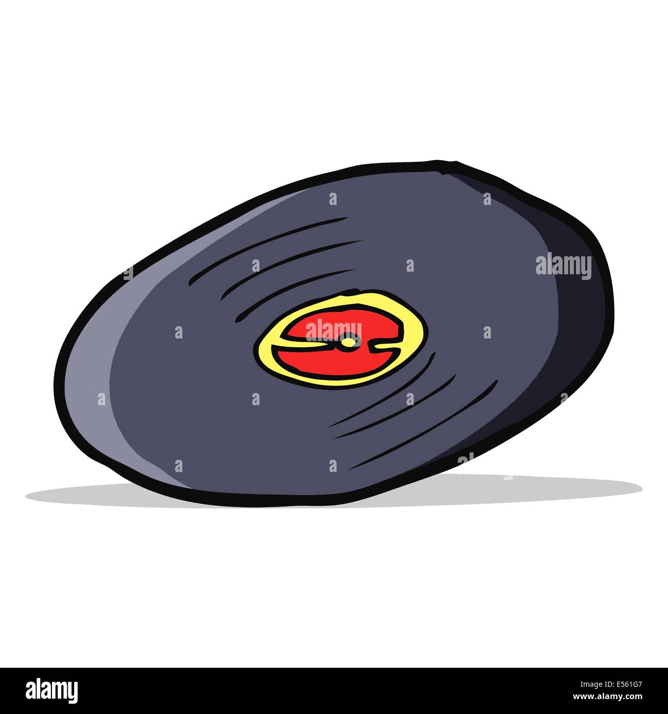 cartoon vinyl record Stock Vector Image & Art - Alamy