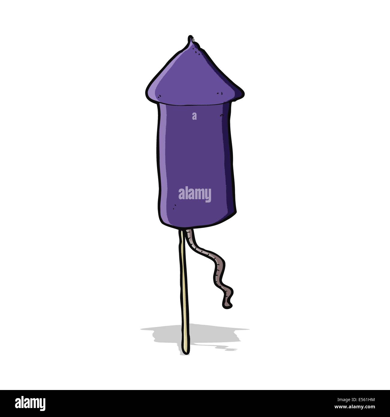 Cartoon firework rocket Cut Out Stock Images & Pictures - Alamy