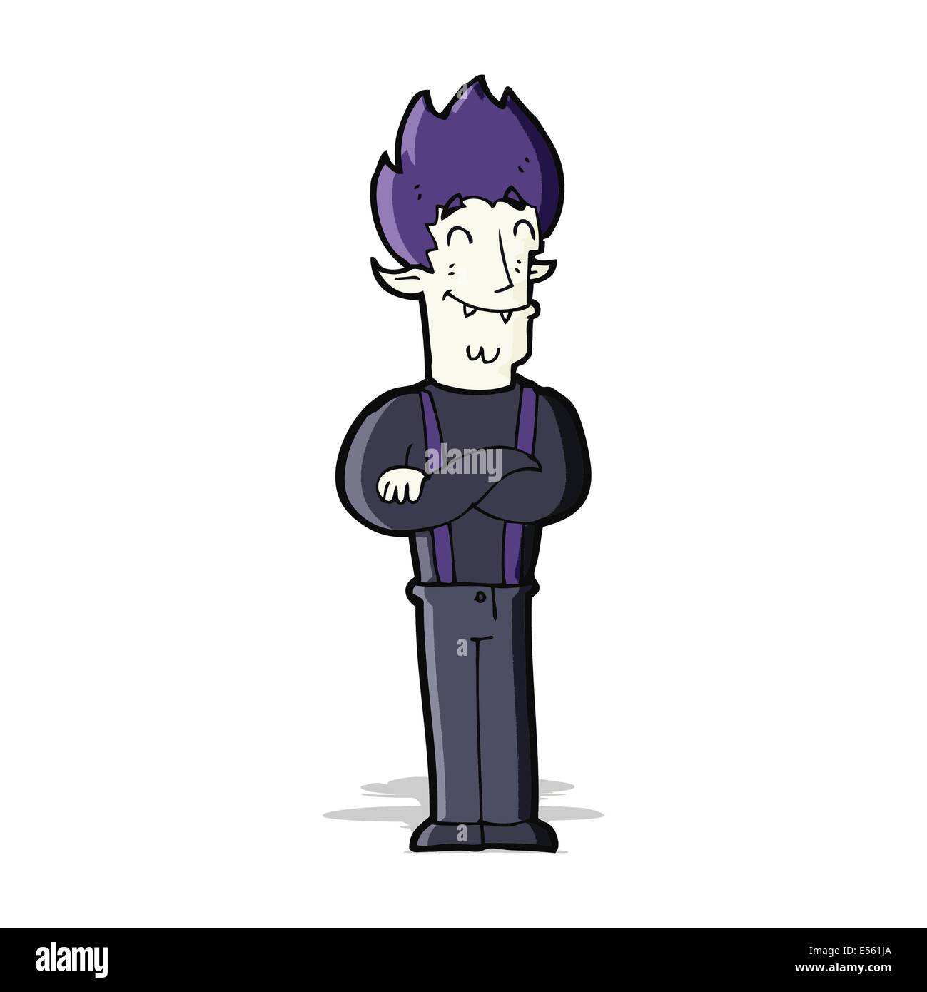 cartoon happy vampire man Stock Vector Image & Art - Alamy