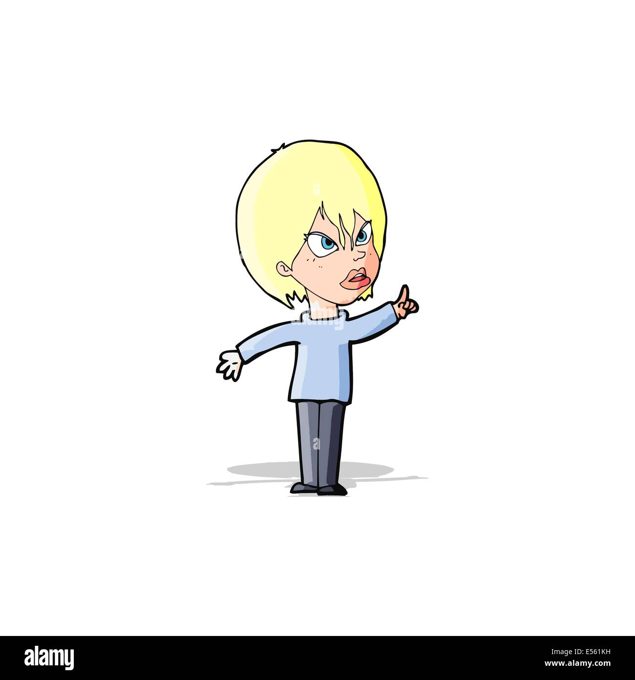 cartoon woman arguing Stock Vector Image & Art - Alamy