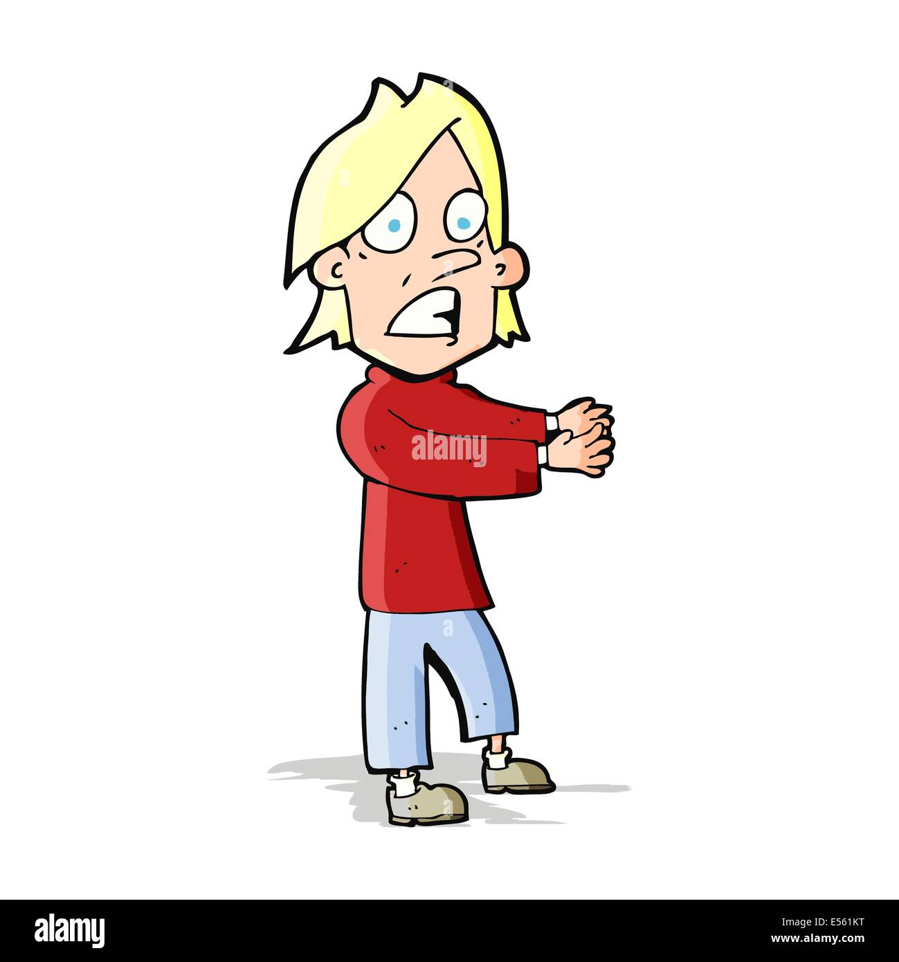 cartoon shocked man Stock Vector Image & Art - Alamy