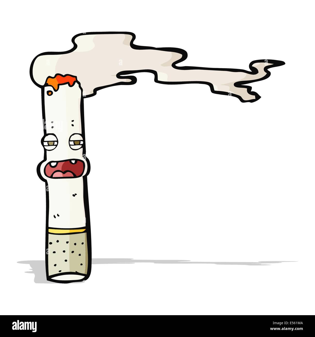 cartoon cigarette character Stock Vector Image & Art - Alamy