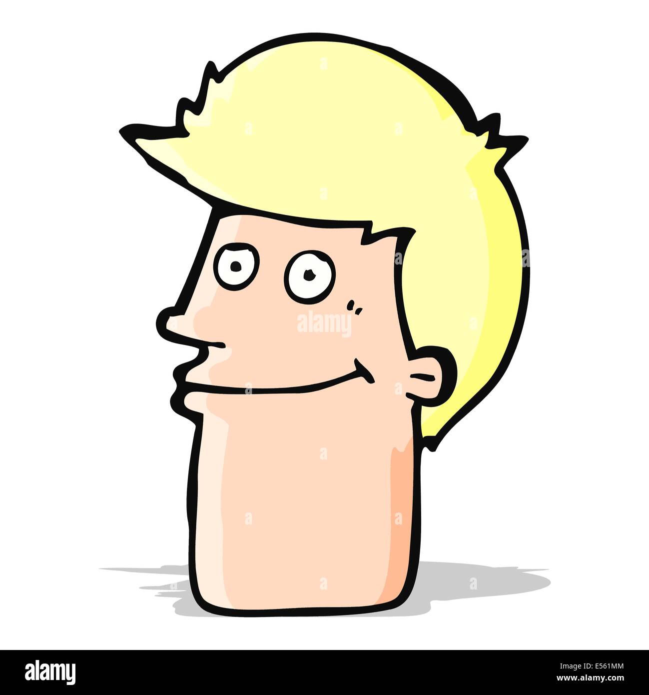 cartoon smiling man Stock Vector Image & Art - Alamy