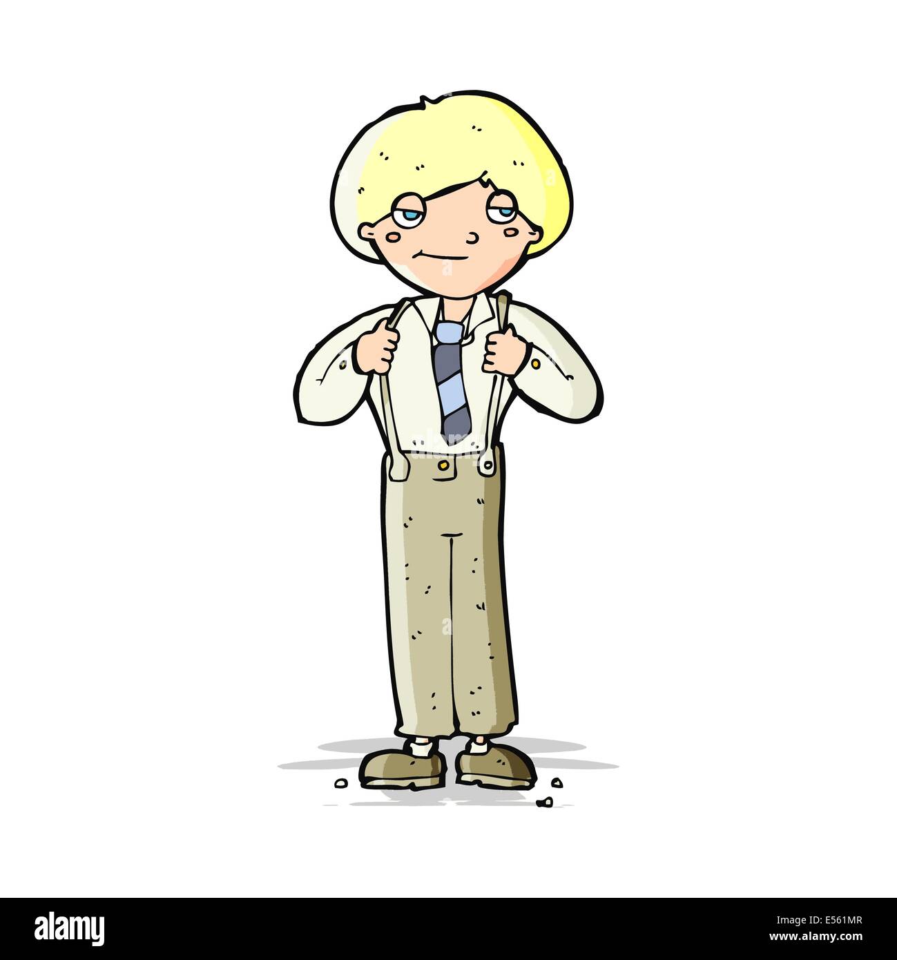 cartoon man wearing braces Stock Vector Image & Art - Alamy