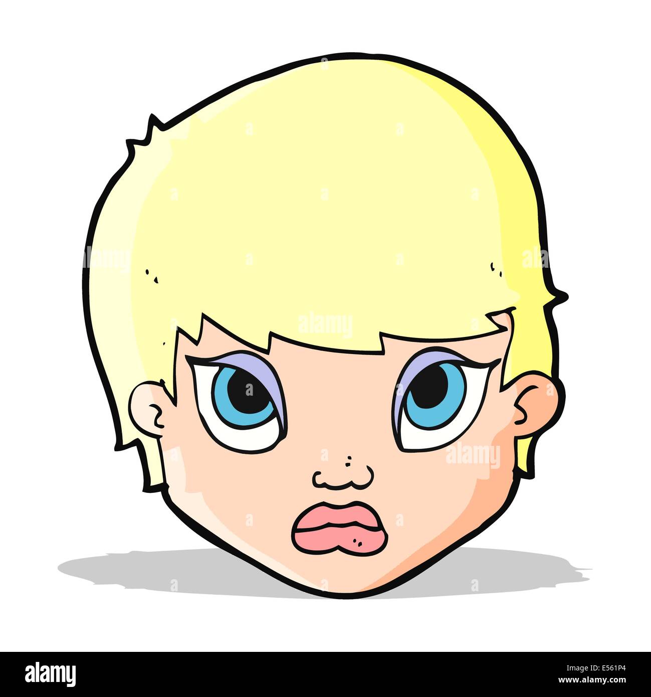 Pout cartoon Stock Vector Images - Alamy