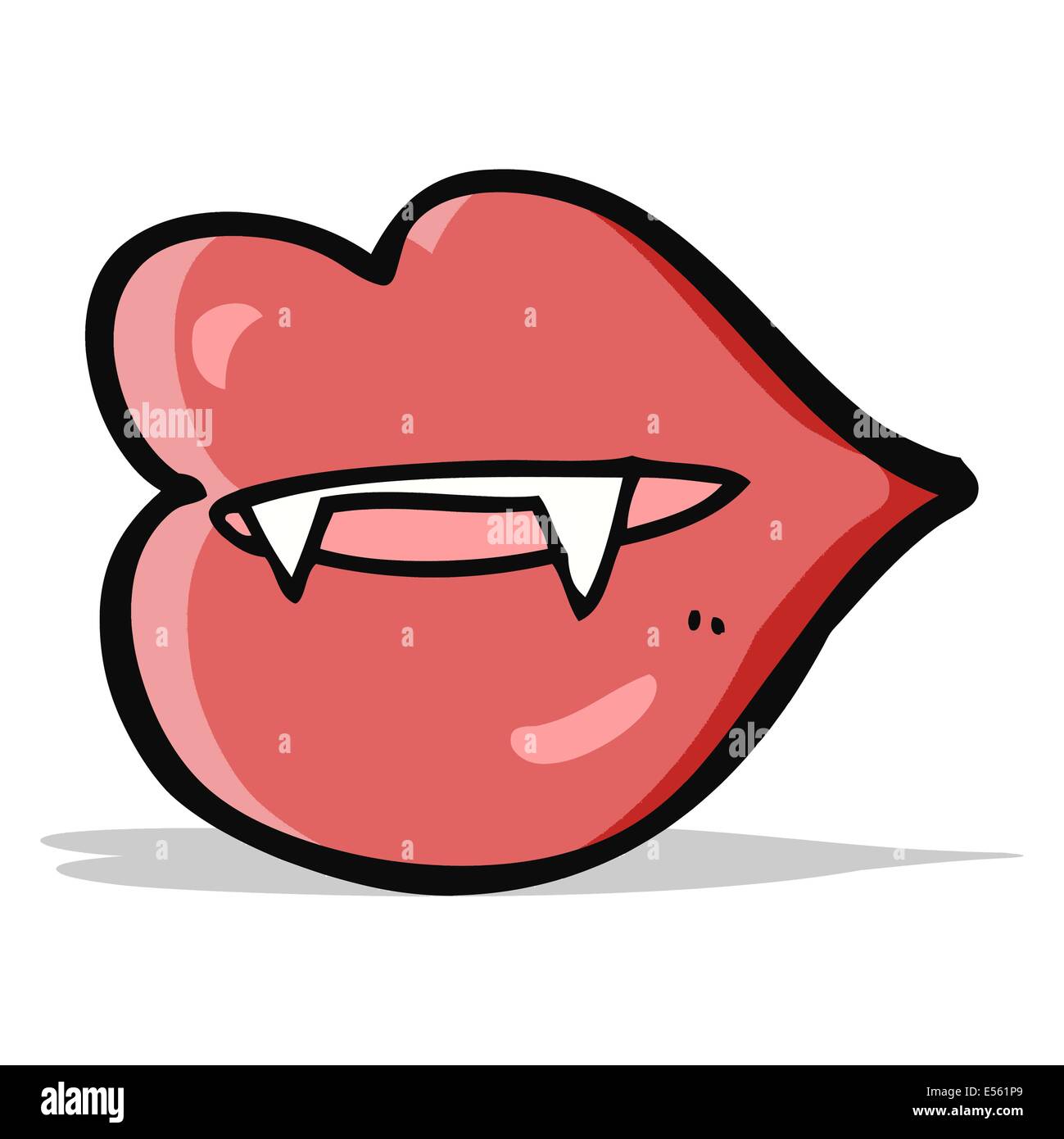 cartoon vampire fangs Stock Vector Image & Art - Alamy
