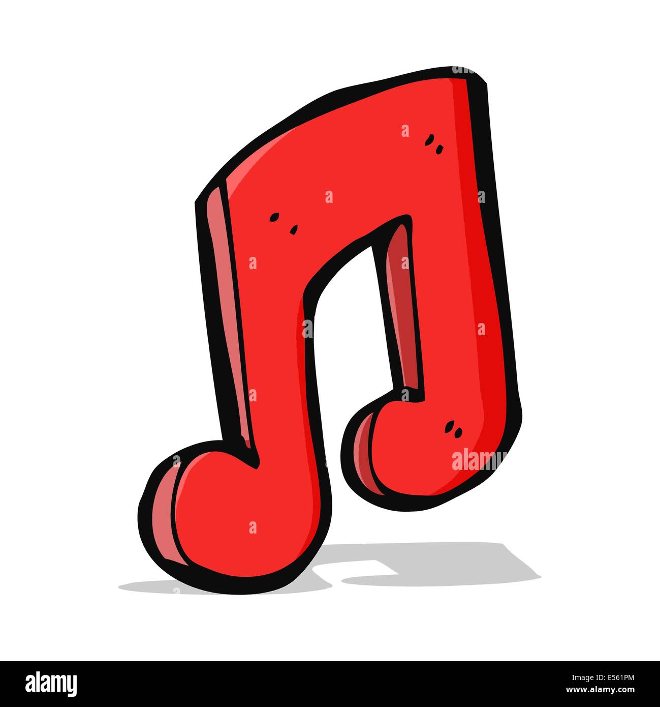 cartoon musical note Stock Vector Image & Art - Alamy