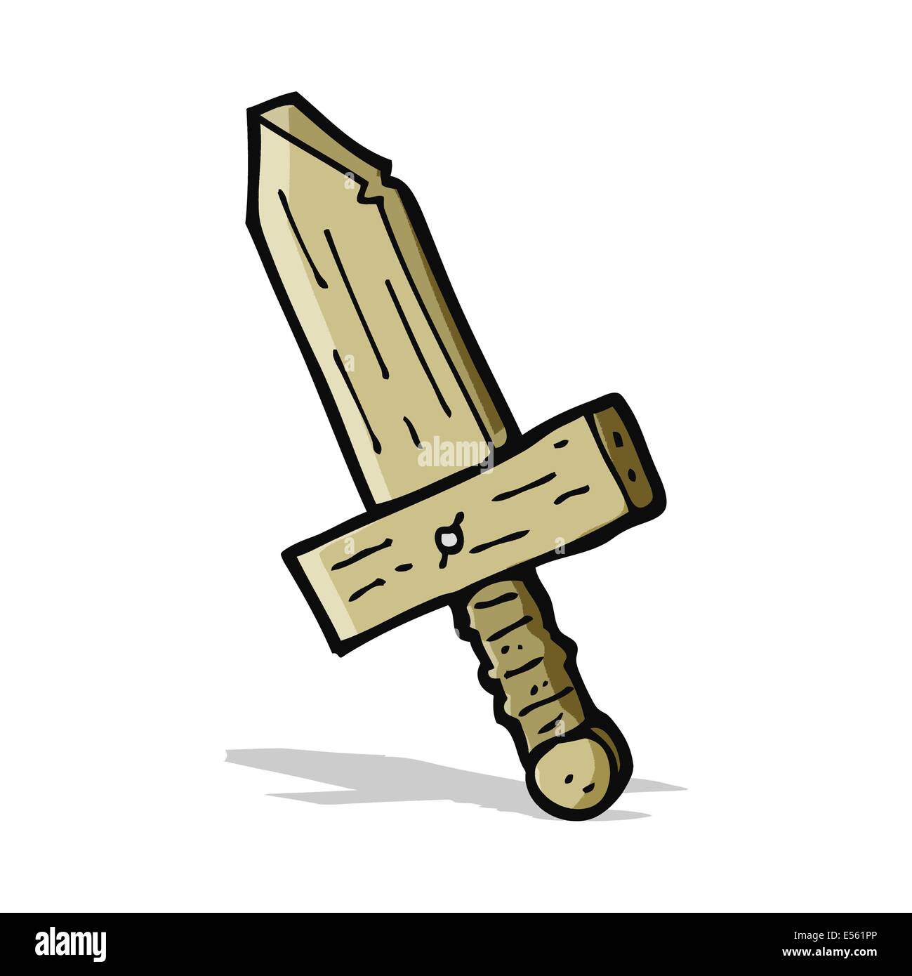cartoon wooden sword Stock Vector Image & Art - Alamy