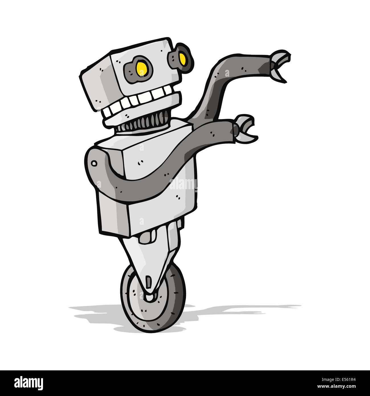 cartoon funny robot Stock Vector Image & Art - Alamy
