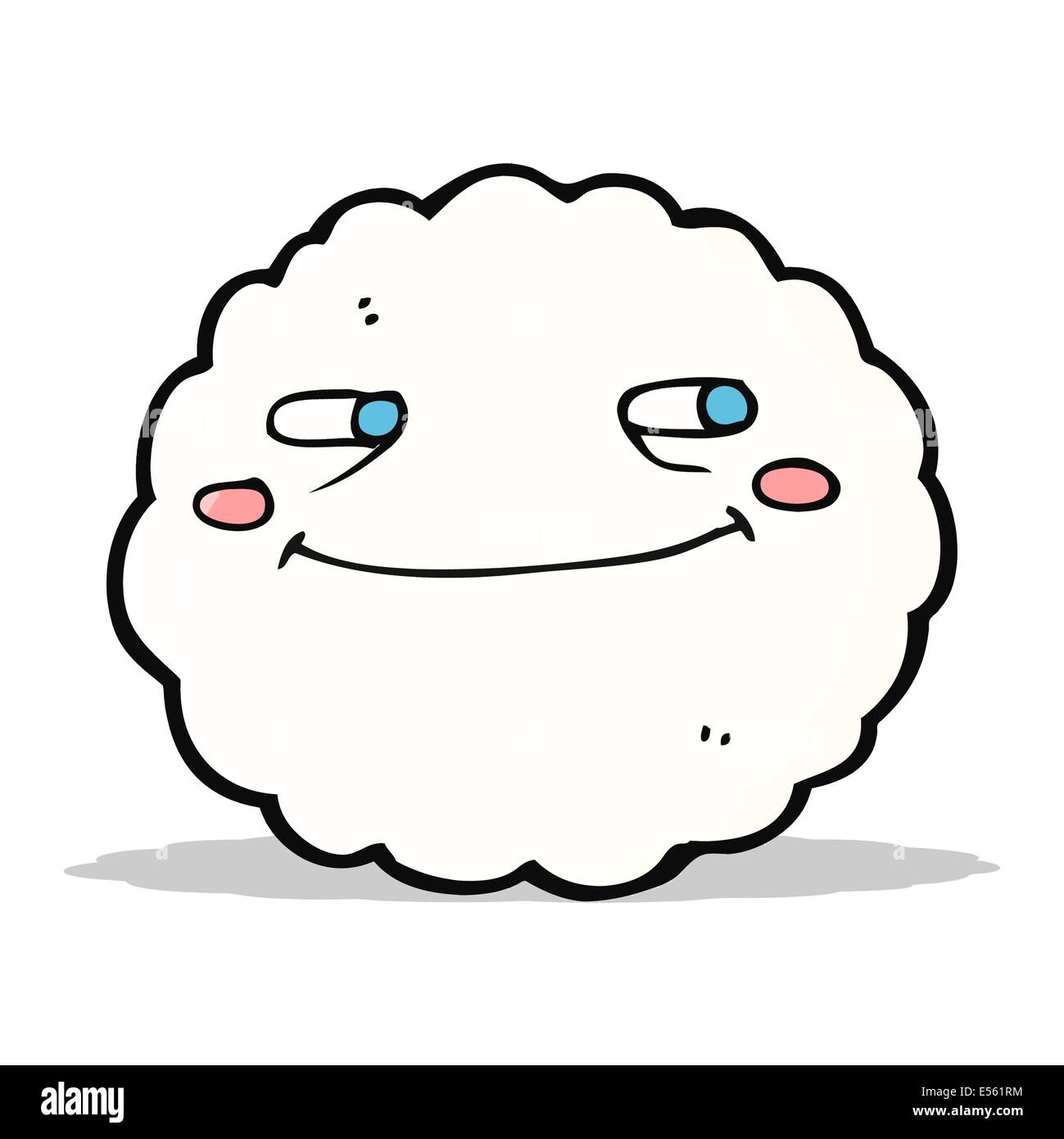 cartoon happy cloud Stock Vector Image & Art - Alamy
