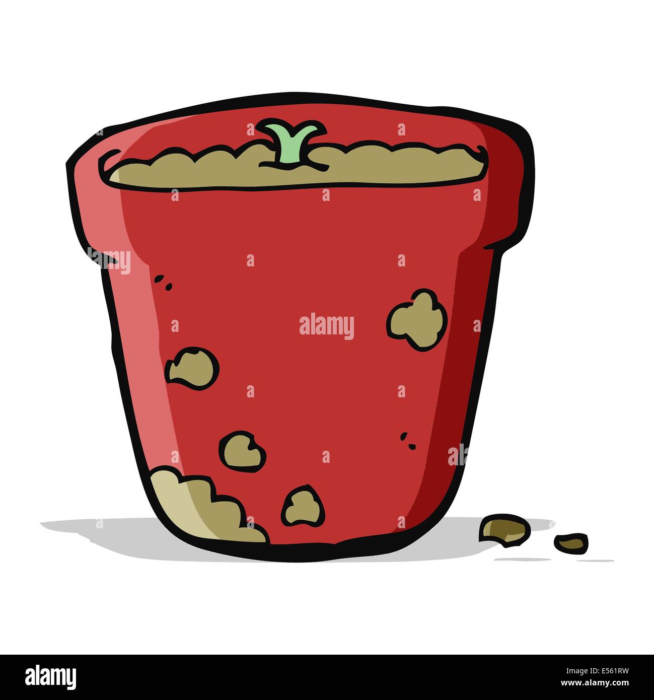 cartoon flower pot Stock Vector Image & Art - Alamy
