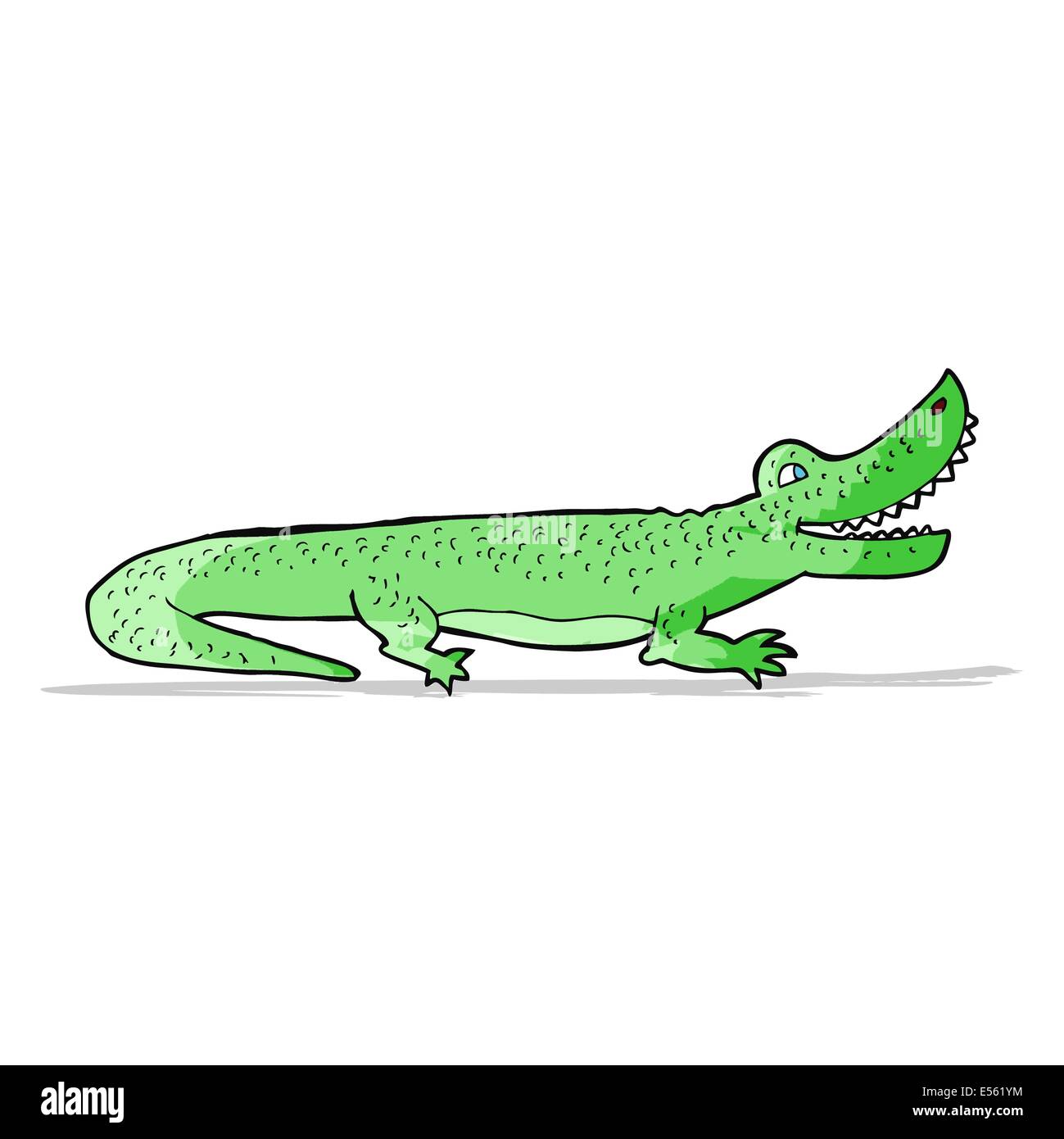 cartoon happy crocodile Stock Vector Image & Art - Alamy
