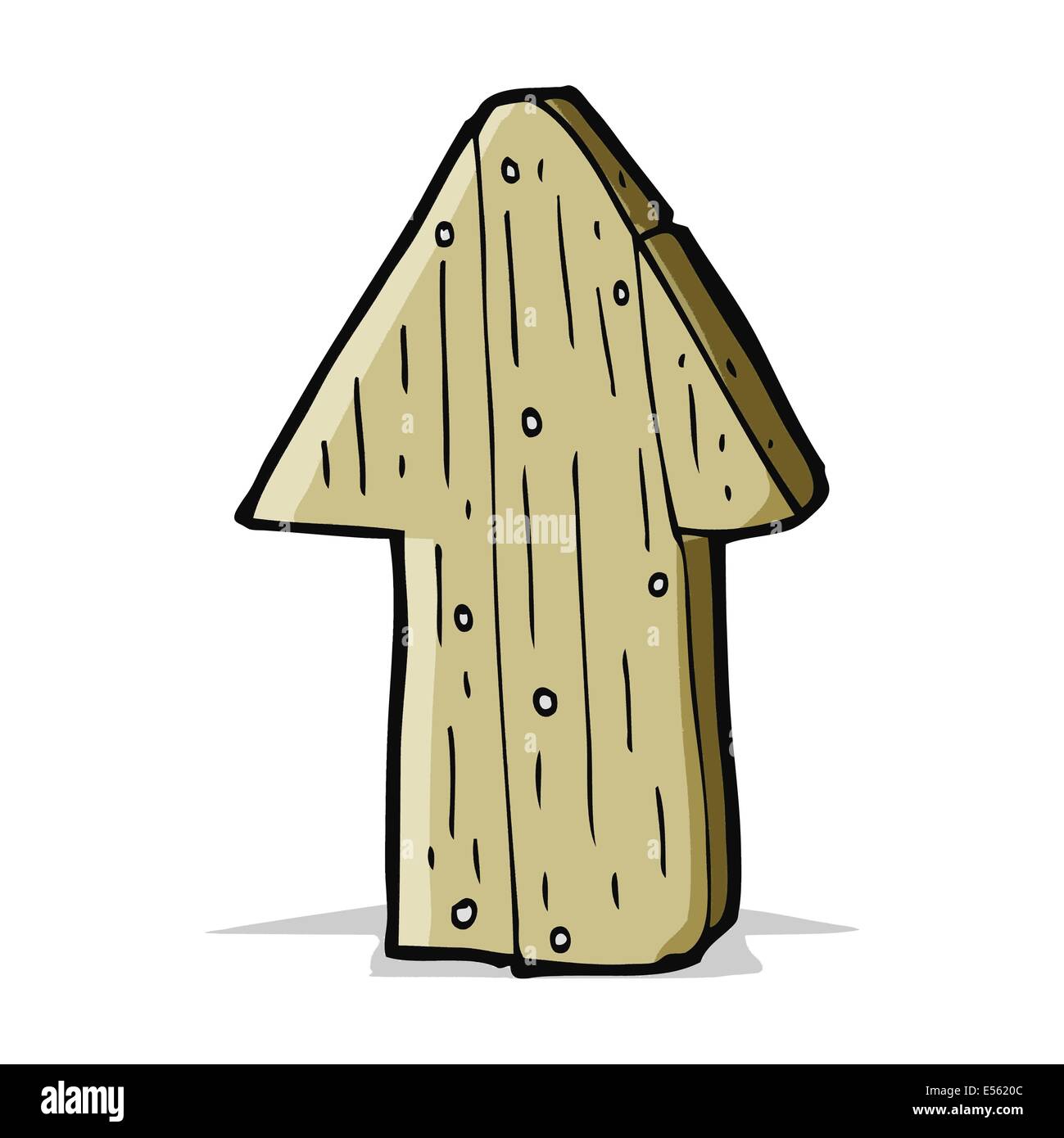 cartoon wooden direction arrow Stock Vector Image & Art - Alamy