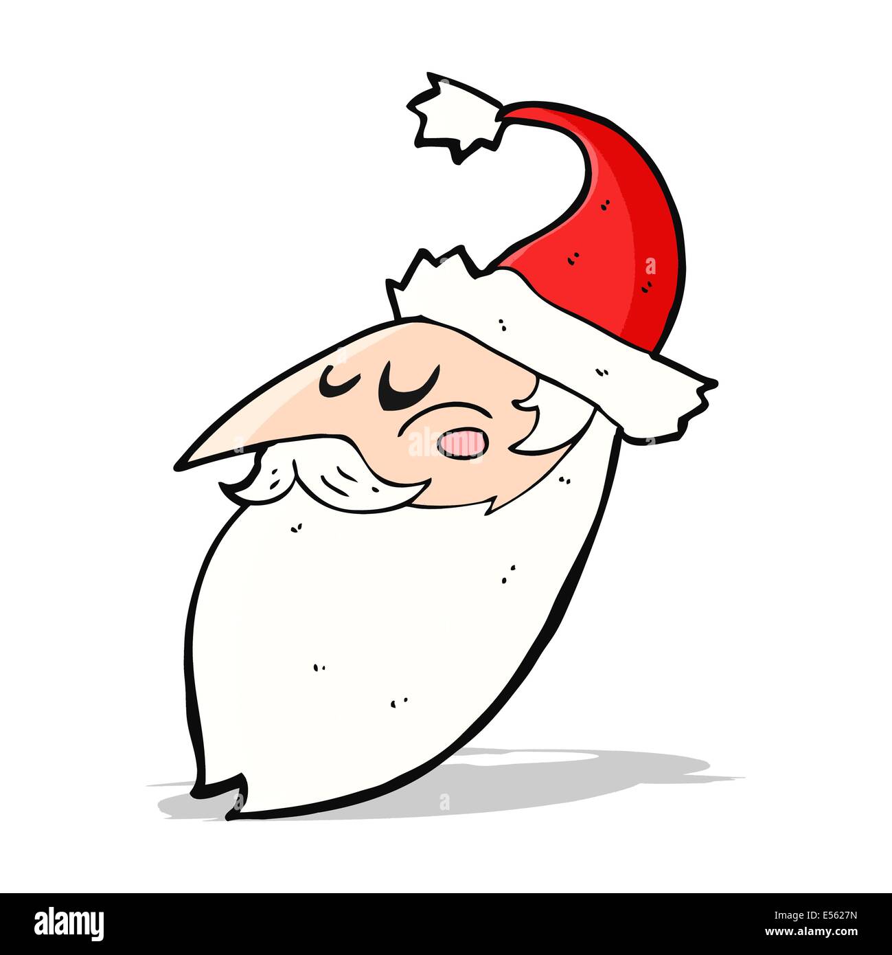 cartoon santa face Stock Vector Image & Art - Alamy