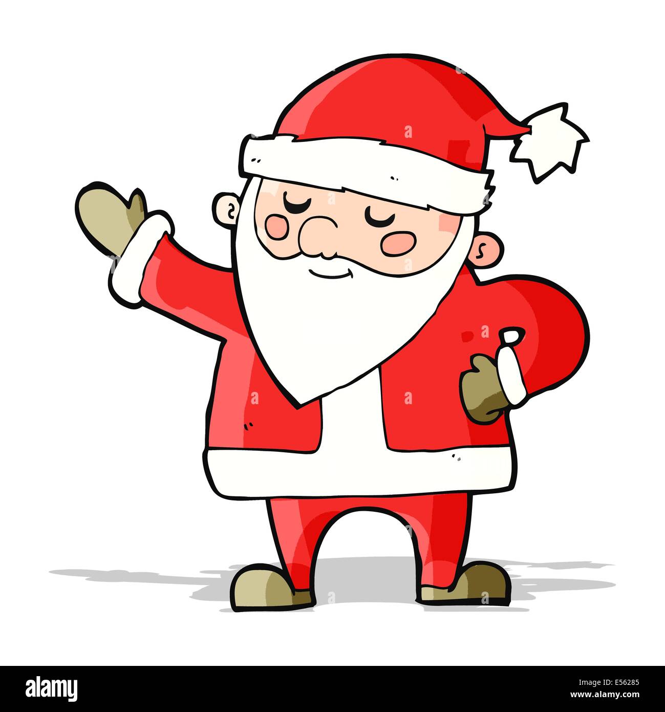 cartoon santa claus Stock Vector Image & Art - Alamy