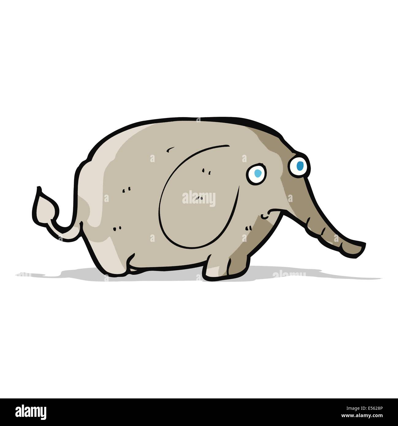 cartoon sad little elephant Stock Vector Image & Art - Alamy