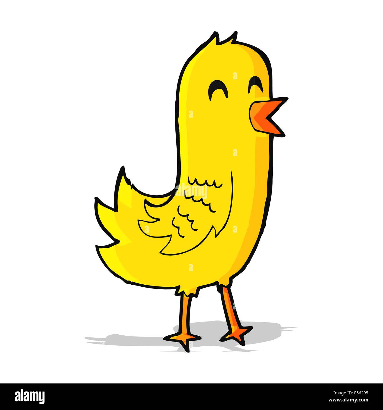 cartoon happy bird Stock Vector Image & Art - Alamy