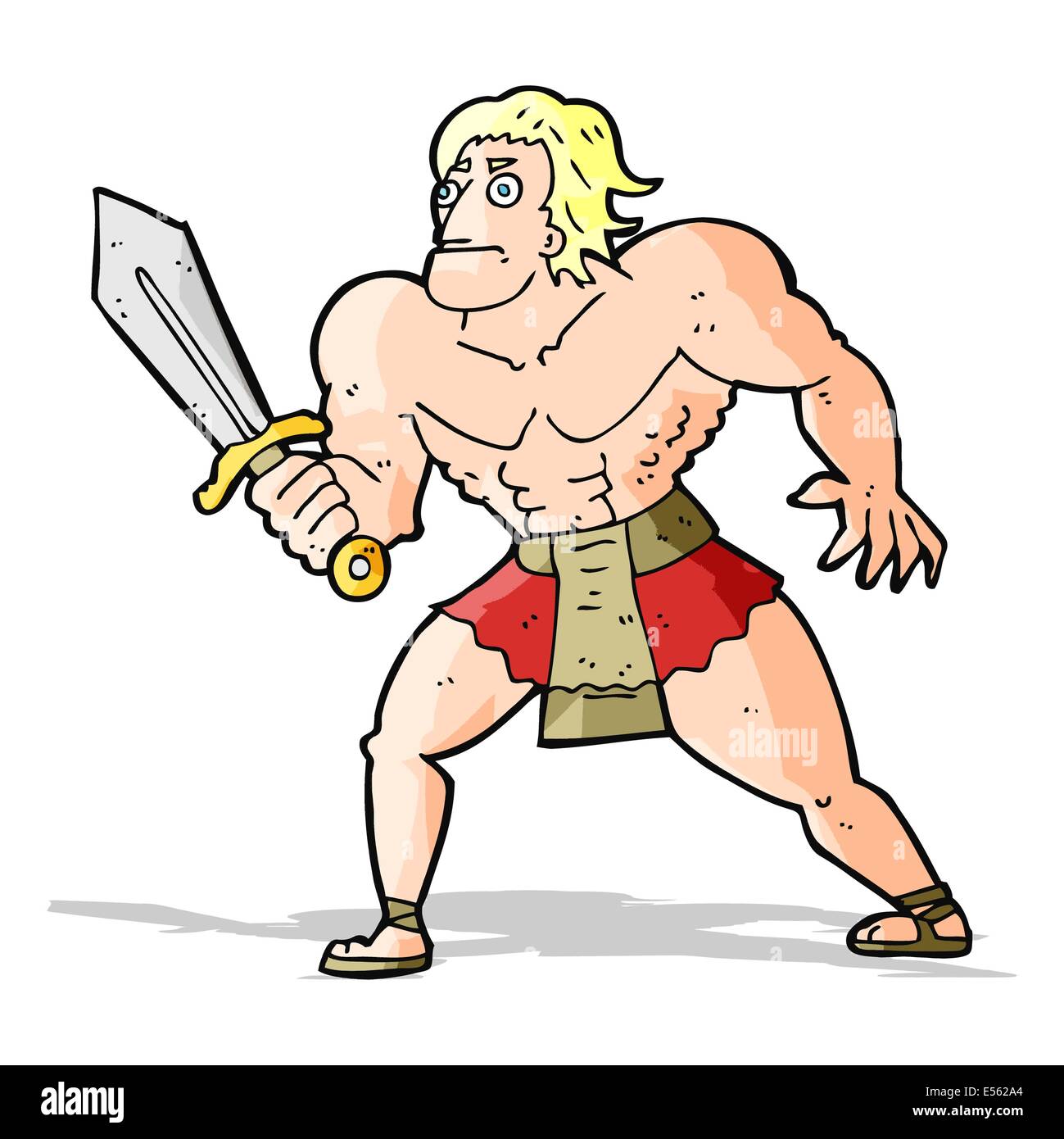 cartoon fantasy hero man Stock Vector Image & Art - Alamy