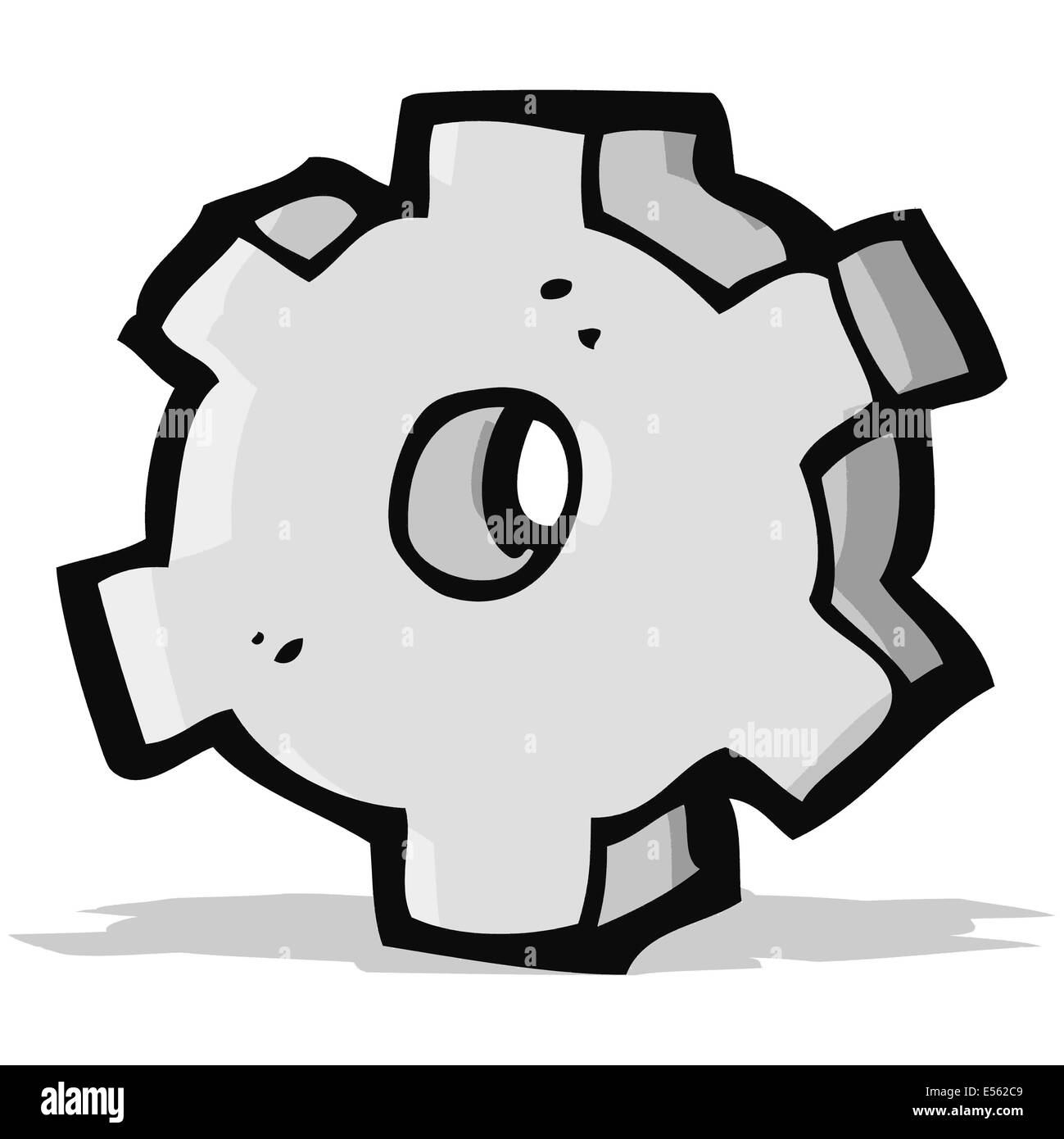 cartoon cog symbol Stock Vector Image & Art - Alamy