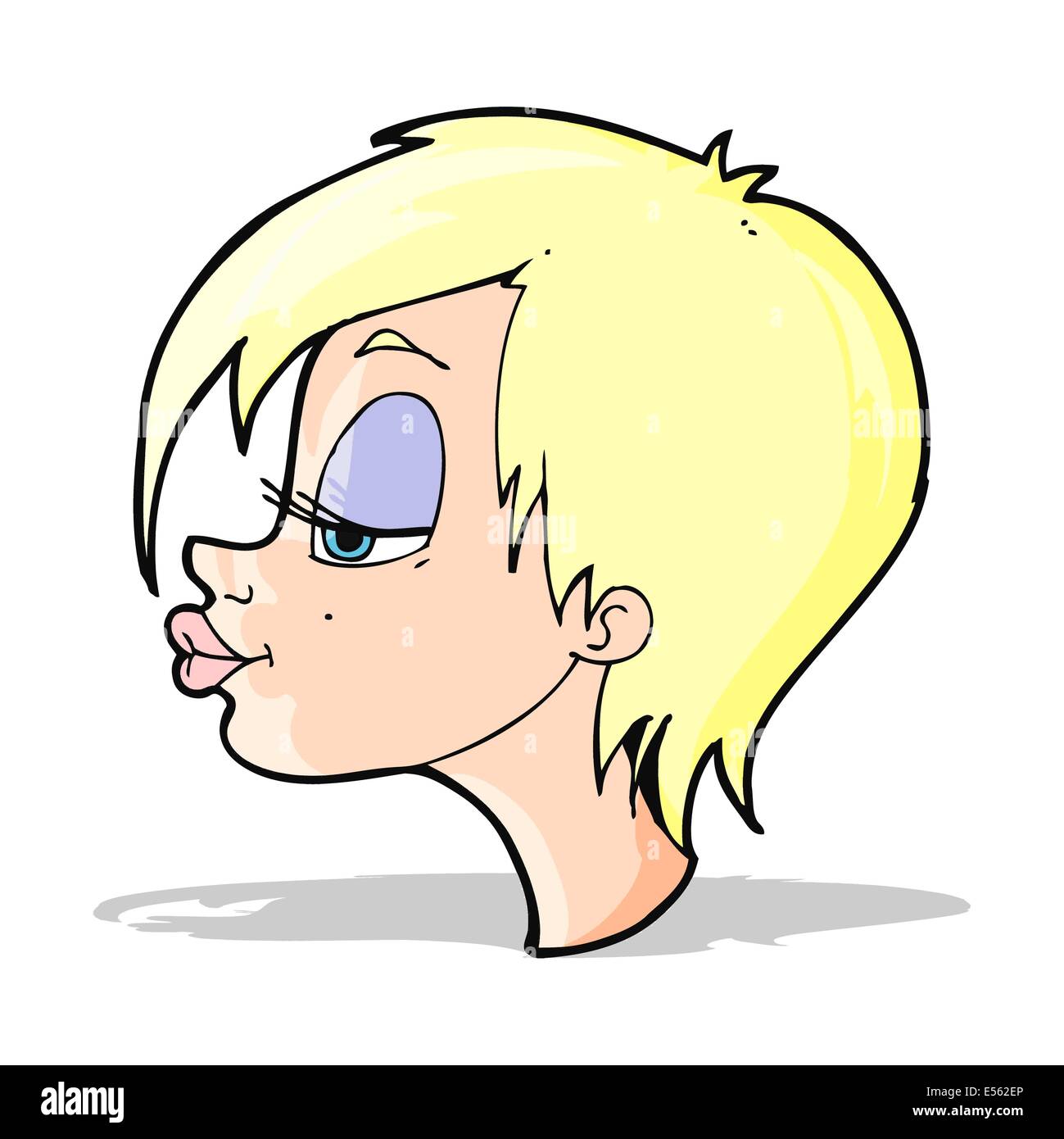 cartoon pretty woman Stock Vector Image & Art - Alamy