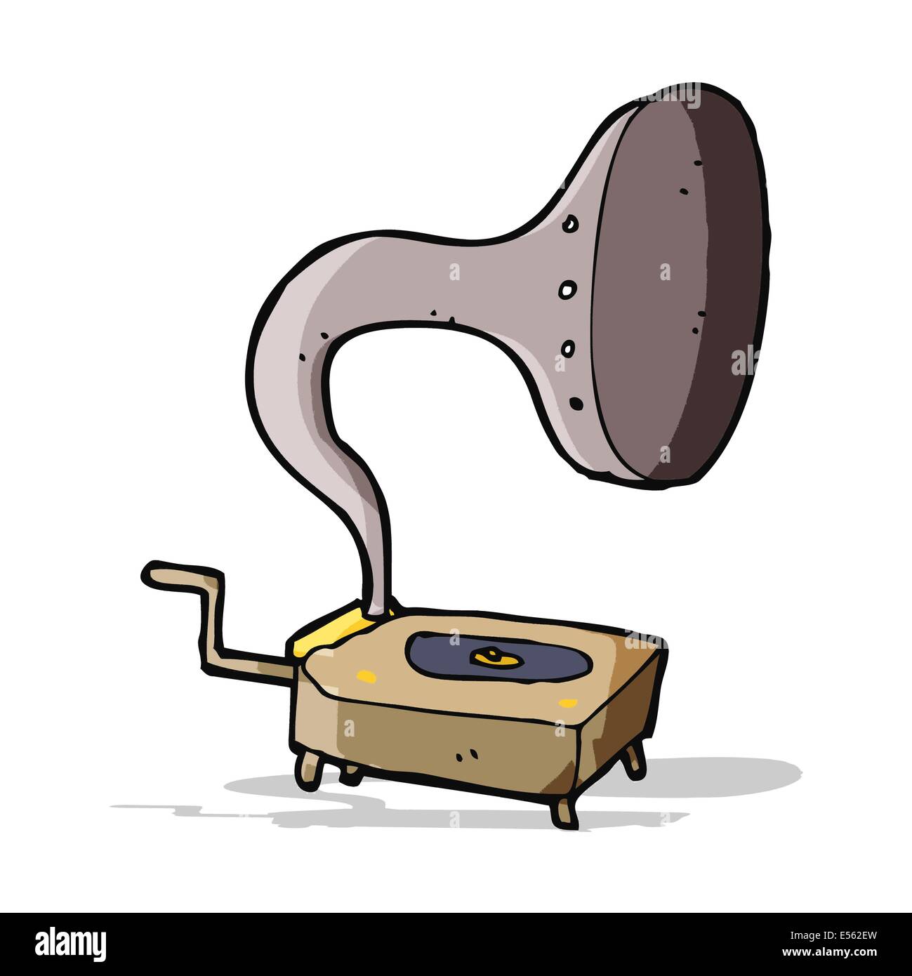 Cartoon phonograph Cut Out Stock Images & Pictures - Alamy