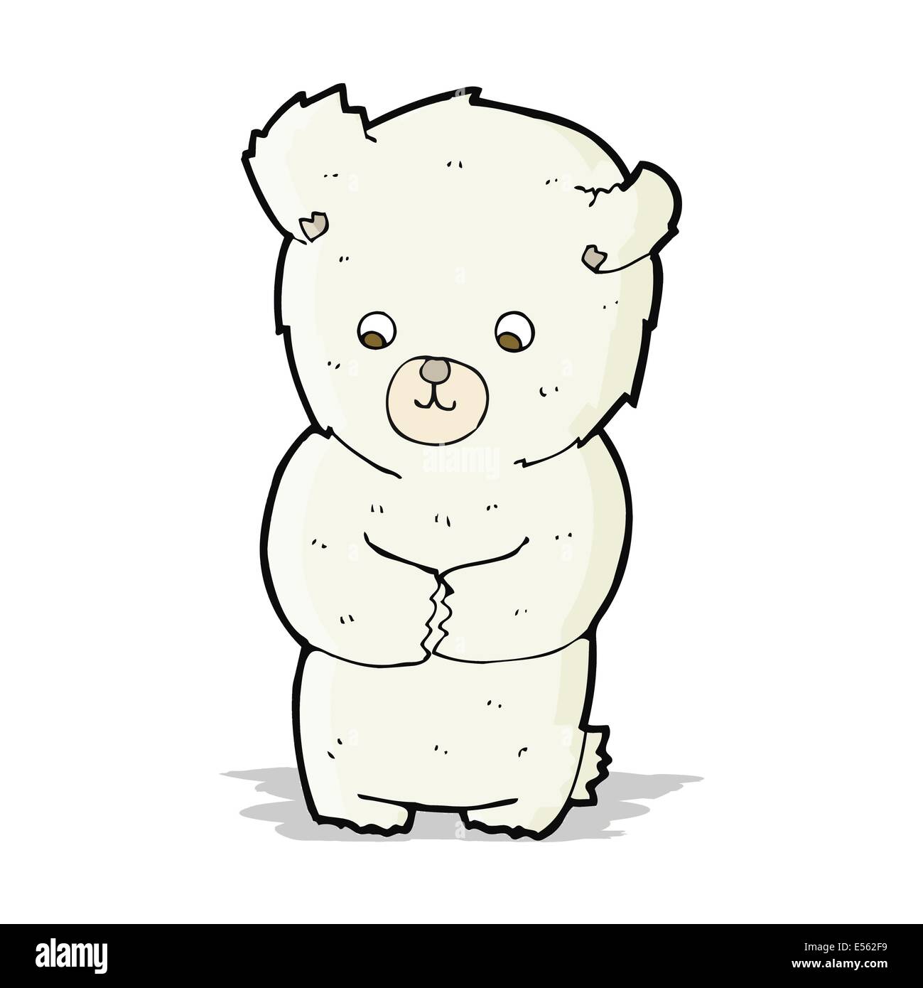 Cute Cartoon Polar Bear Stock Vector Image And Art Alamy