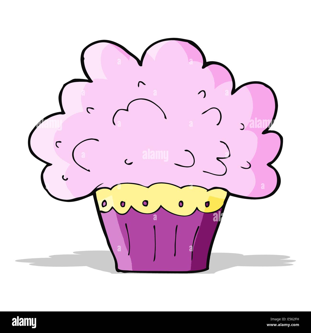 cartoon big cupcake Stock Vector Image & Art - Alamy