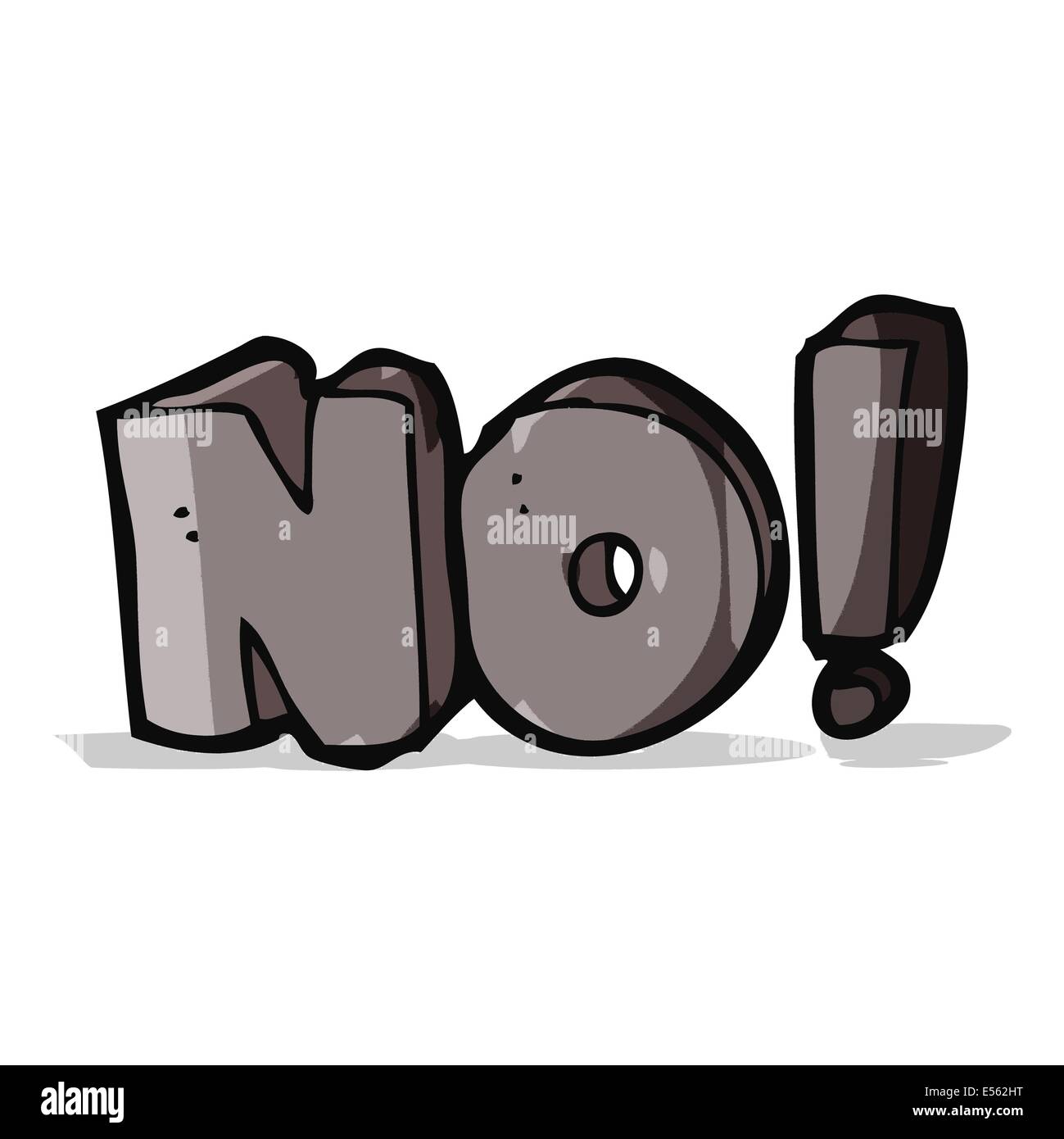 cartoon no symbol Stock Vector Image & Art - Alamy