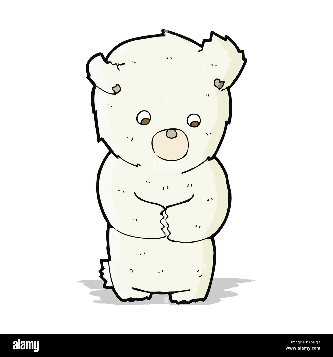 Cute Cartoon Polar Bear Stock Vector Image And Art Alamy