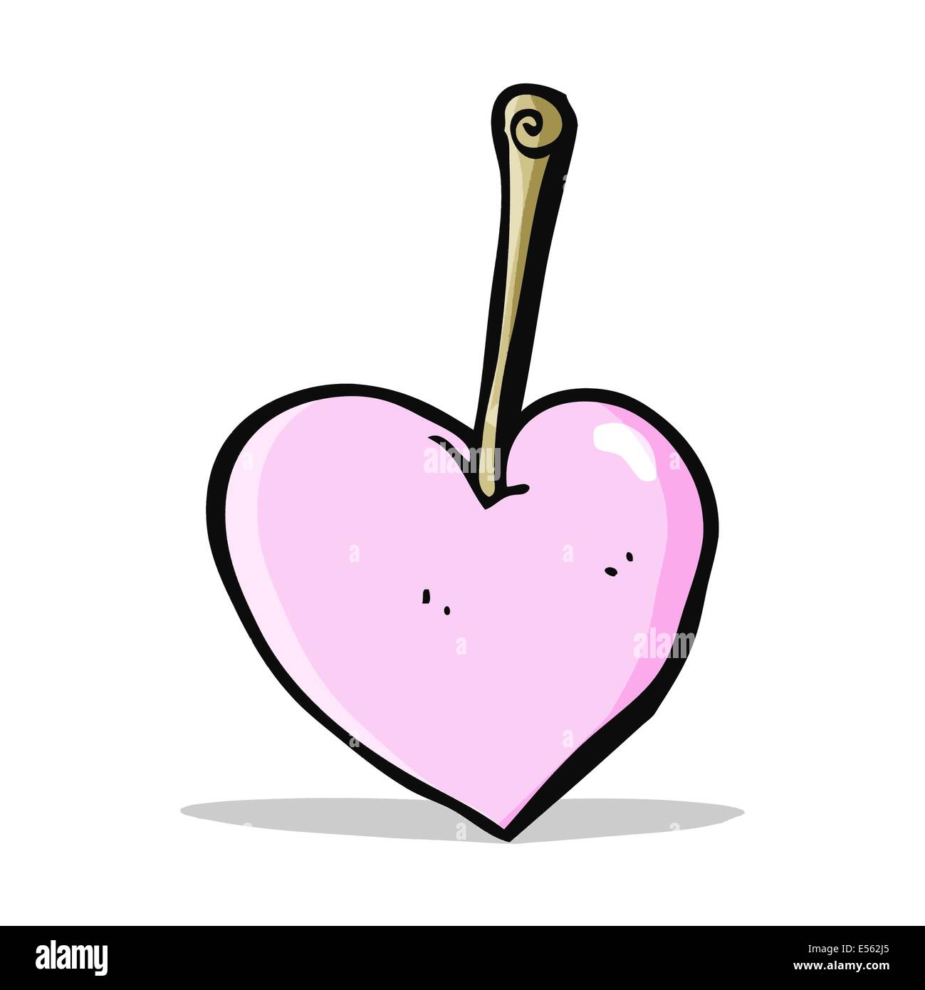 cartoon heart cherry Stock Vector Image & Art - Alamy