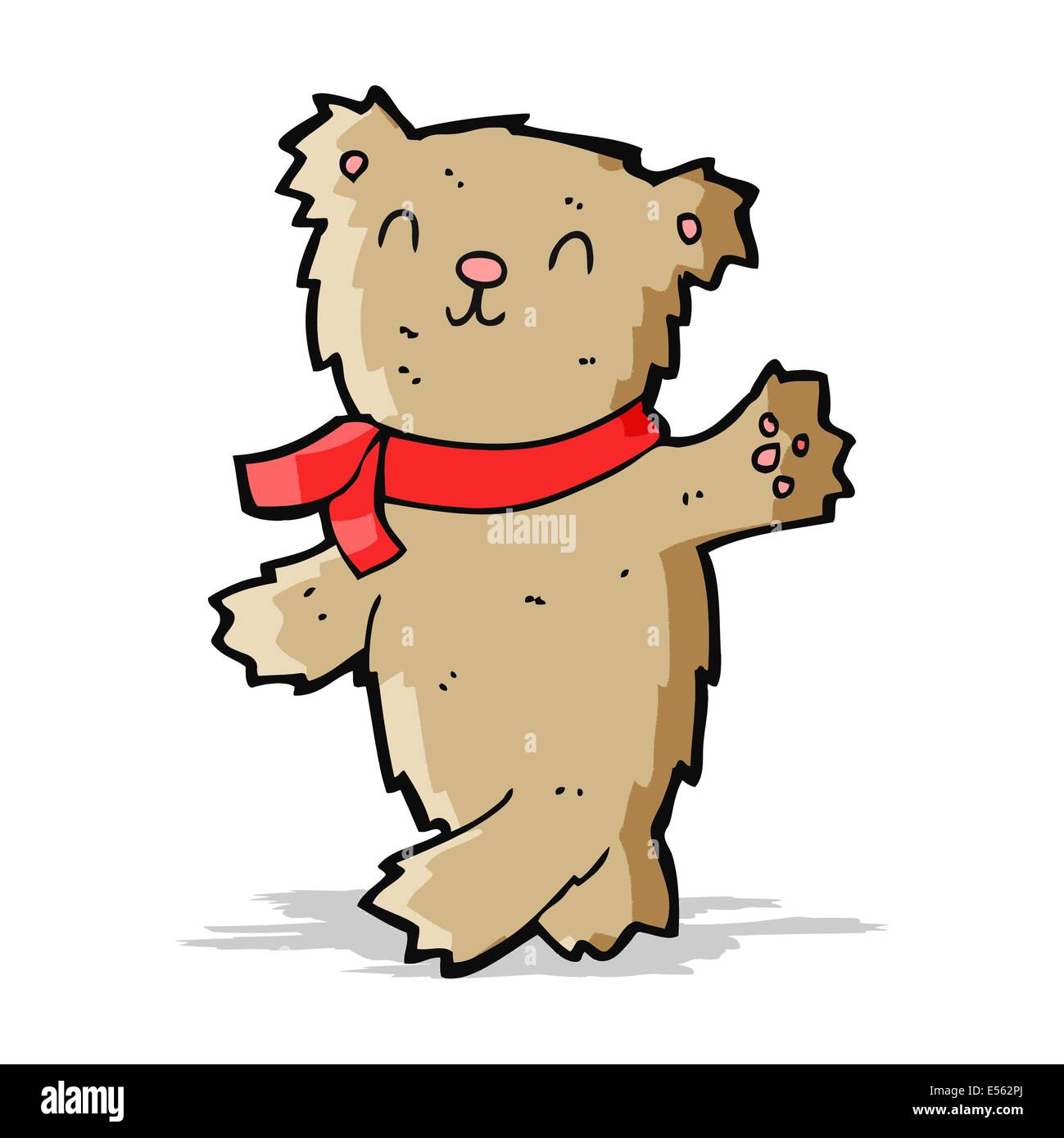 cartoon waving teddy bear Stock Vector Image & Art - Alamy