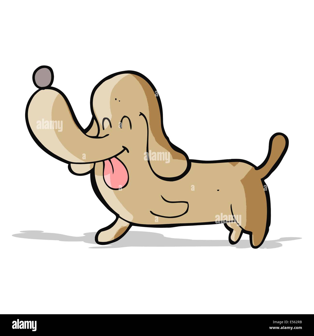 cartoon happy dog Stock Vector Image & Art - Alamy