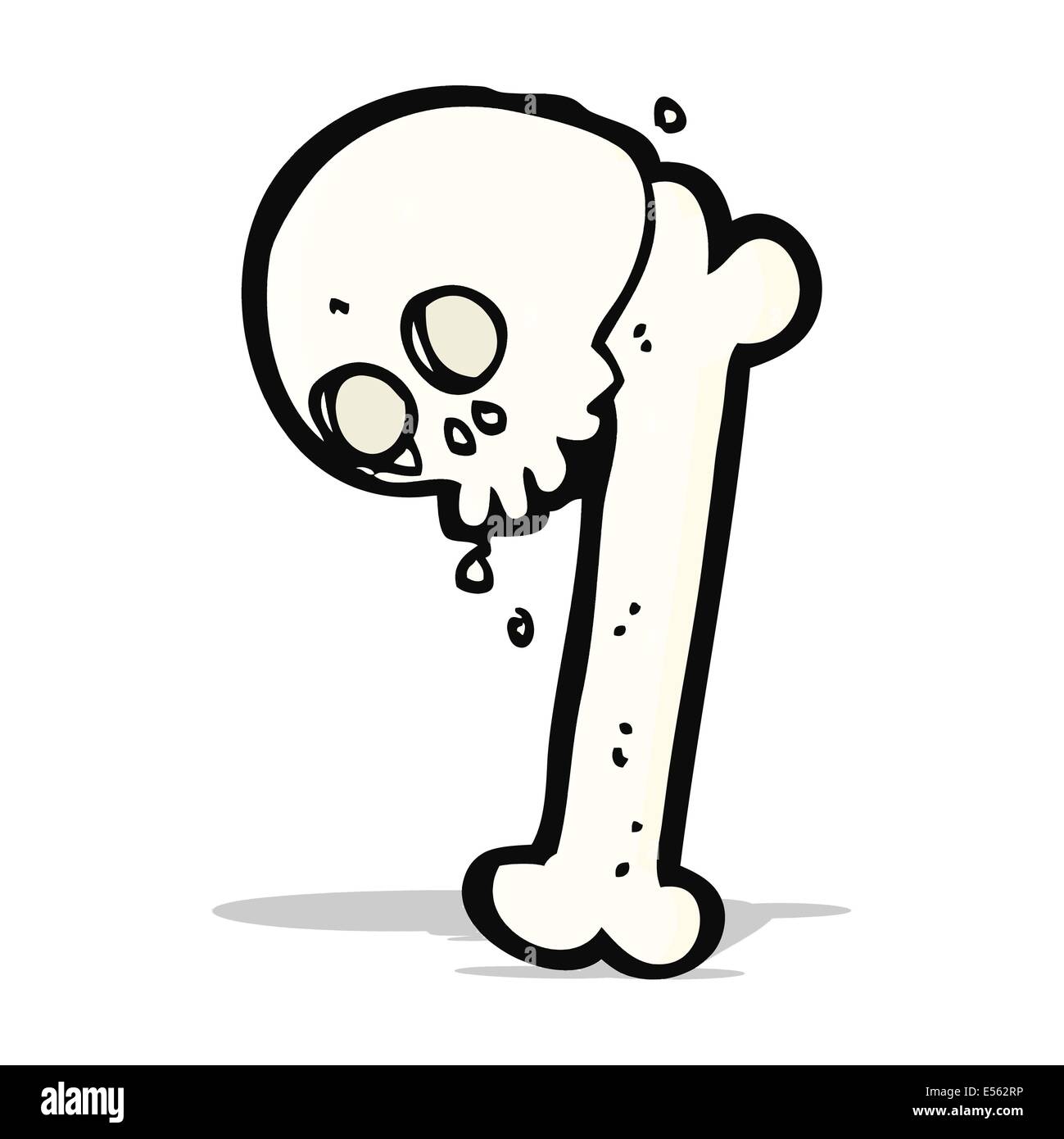 cartoon halloween bone number Stock Vector Image & Art - Alamy