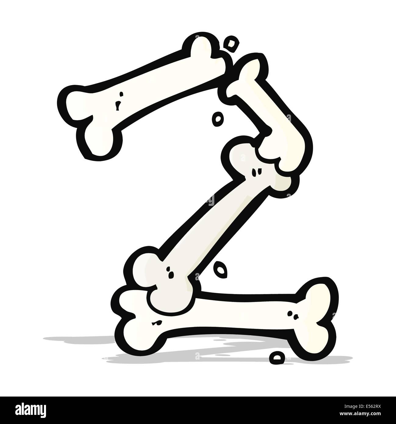 cartoon halloween bone number Stock Vector Image & Art - Alamy