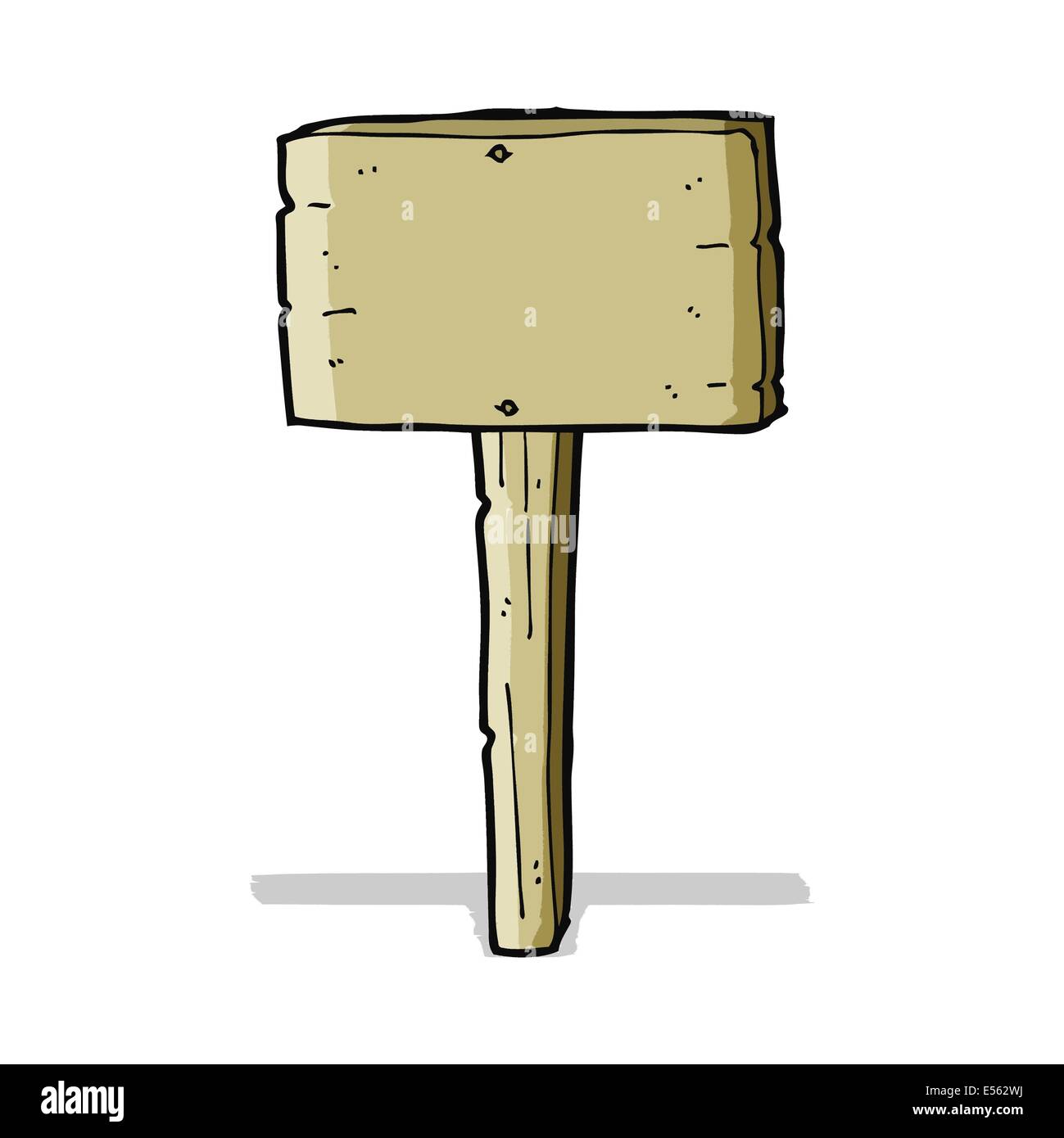 cartoon sign post Stock Vector Image & Art - Alamy