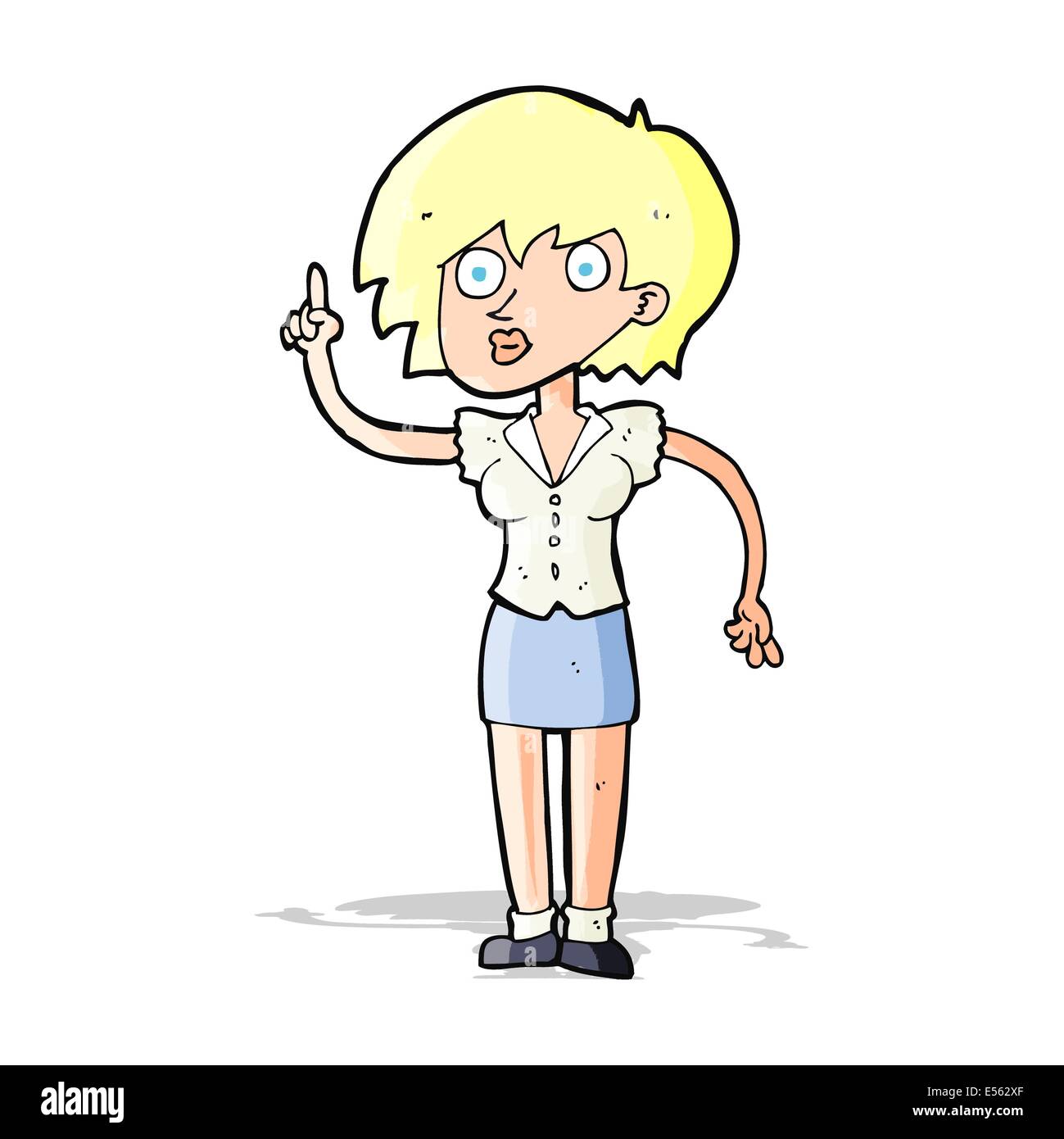 cartoon woman with question Stock Vector Image & Art - Alamy