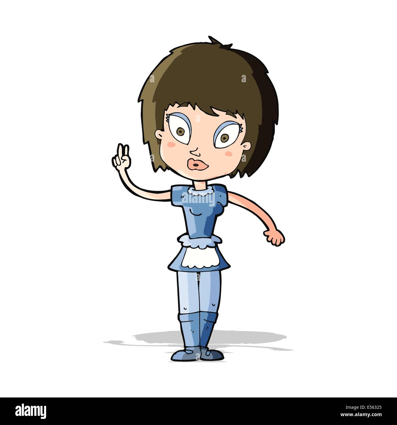 Traditional maid uniform hi-res stock photography and images - Alamy