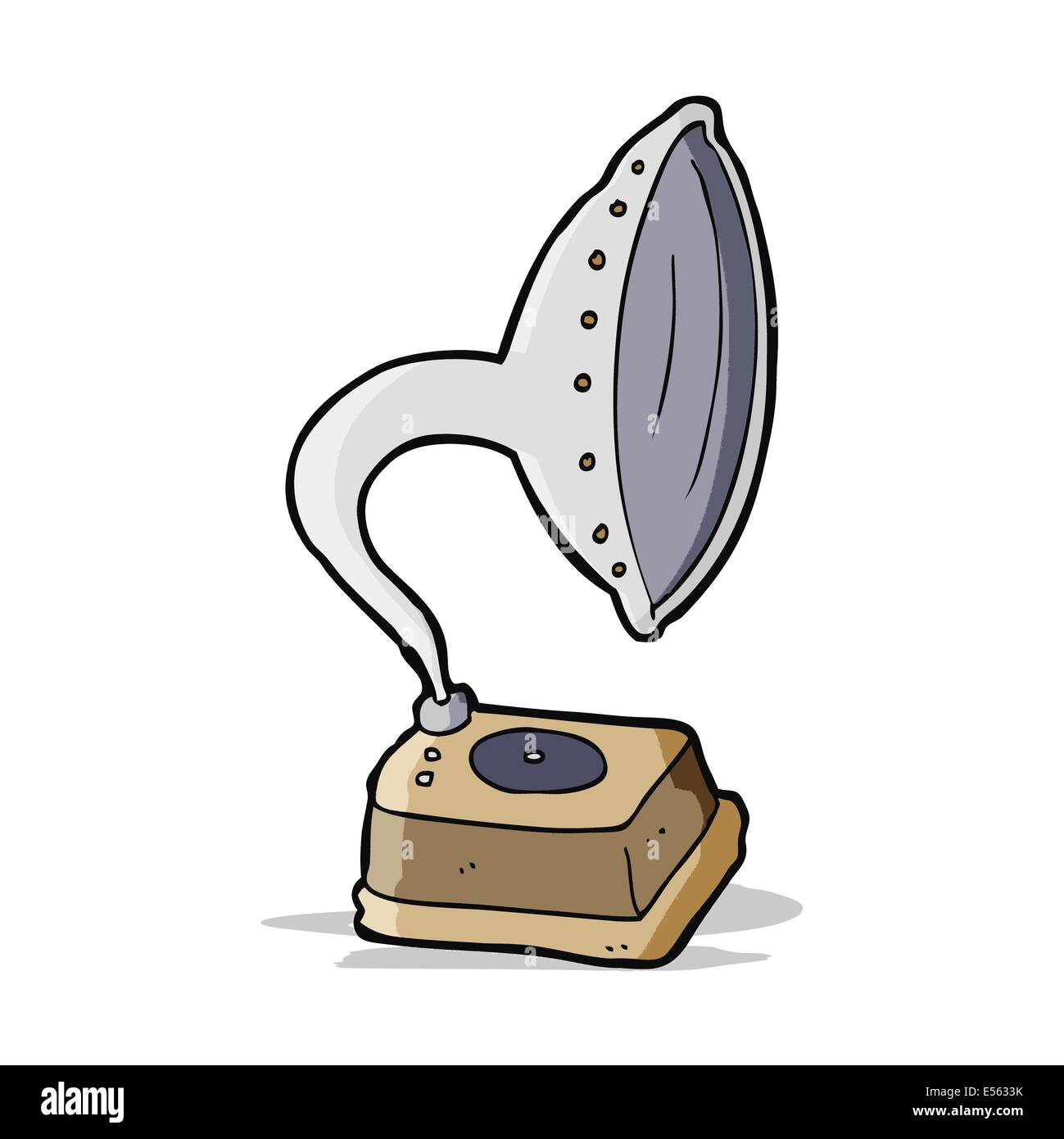Cartoon phonograph Cut Out Stock Images & Pictures - Alamy