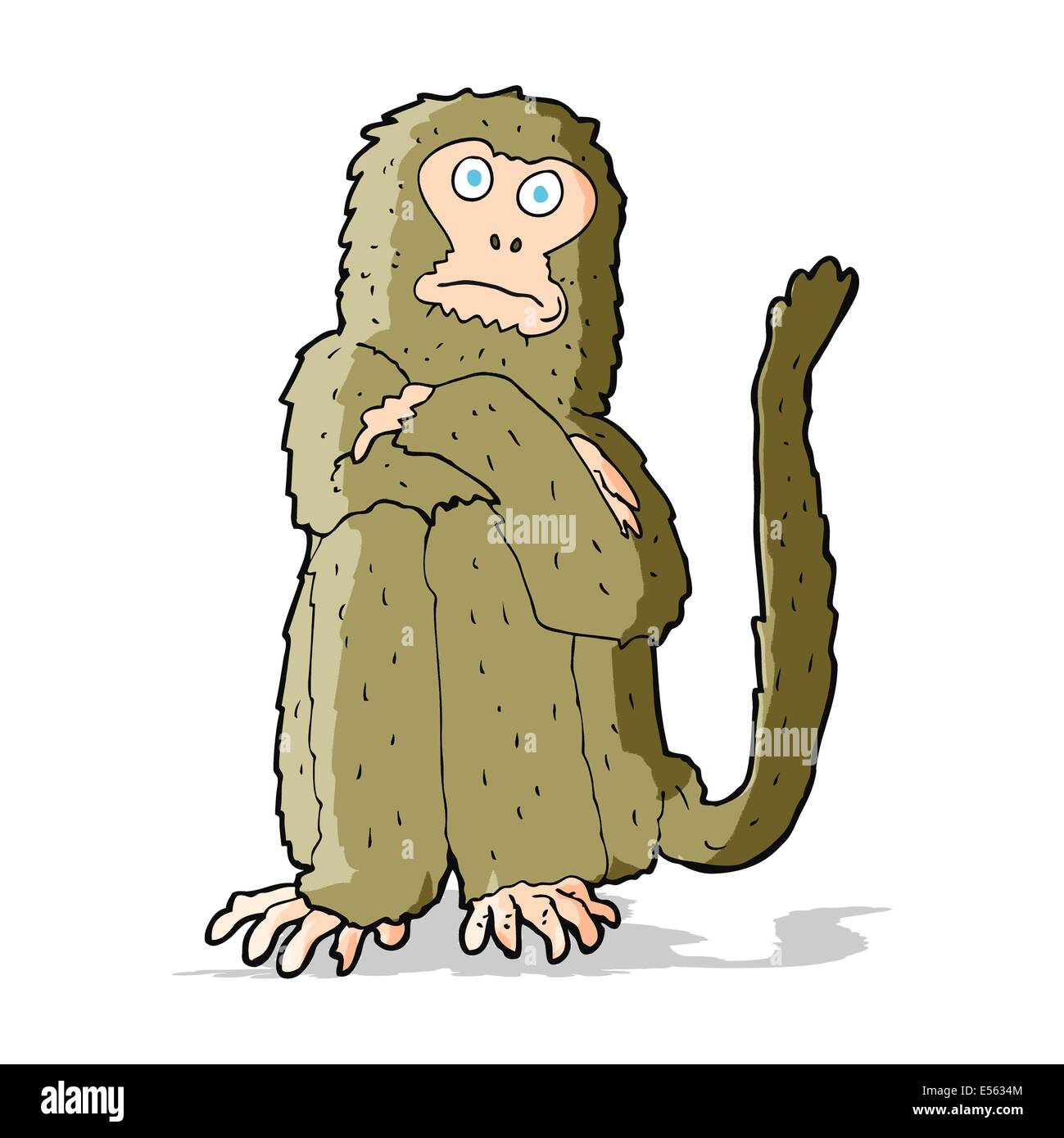 Sad Monkey Cartoon Drawings