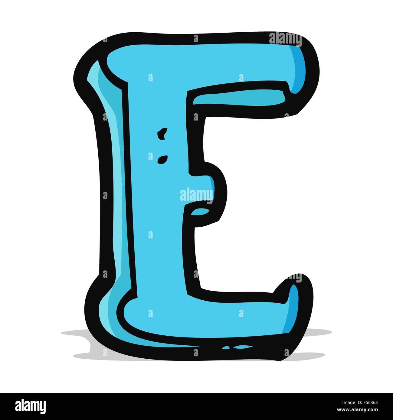 cartoon letter E Stock Vector Image & Art - Alamy